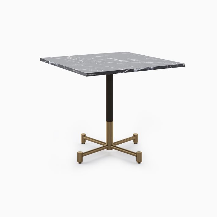 Branch Faux Marble Dining Table - Square | West Elm