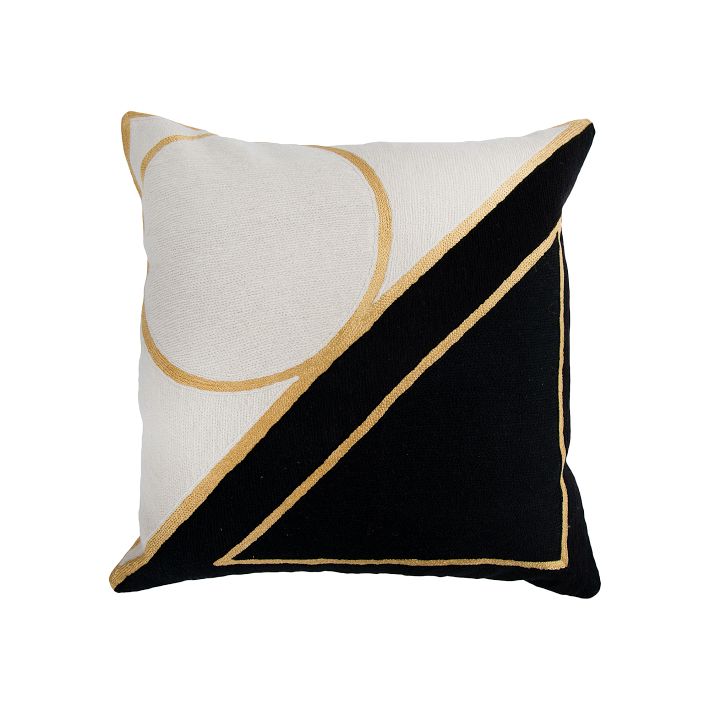 Leah Singh Tribeca Moon Pillow Cover | West Elm