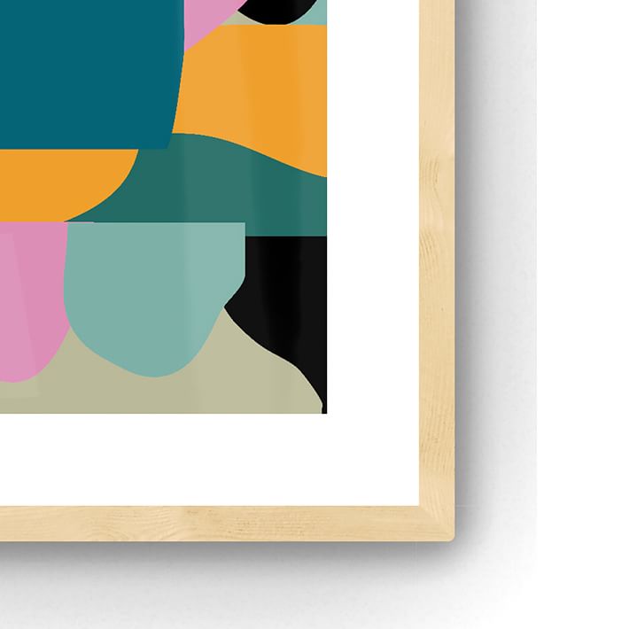 Abstract Collage 12 Framed Wall Art by Beth Vassalo | West Elm