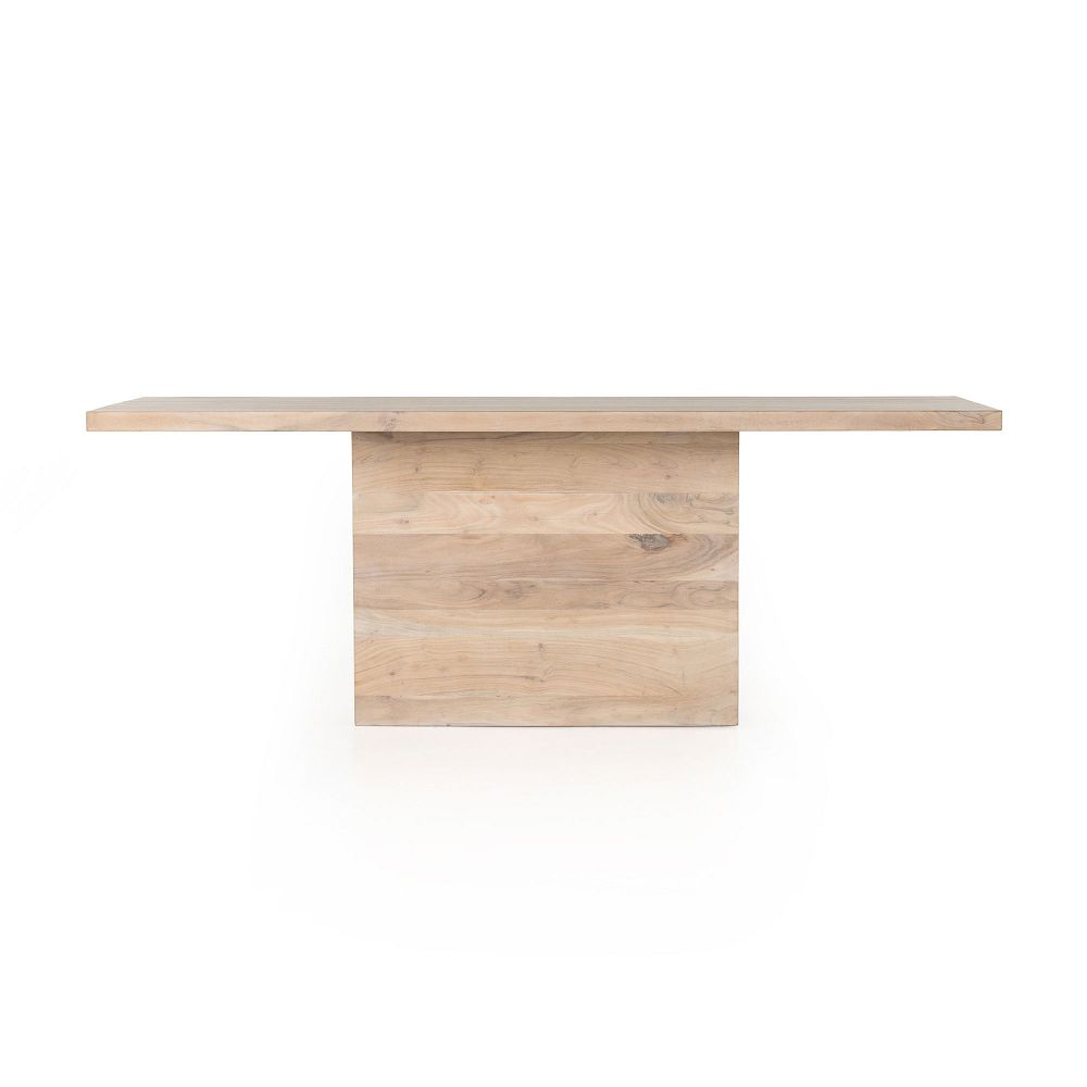 Block Base Rectangular Dining Table (82") | West Elm