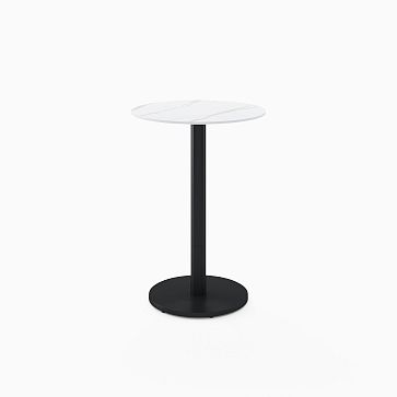 Orbit Restaurant Round Bar Table - Porcelain | West Elm