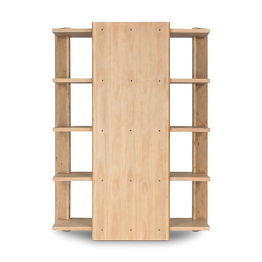 Solid Wood Intersecting Bookcase (62") | West Elm