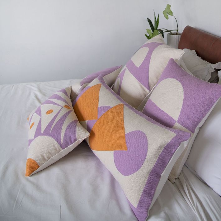 Leah Singh Zaza Pillow Cover | West Elm