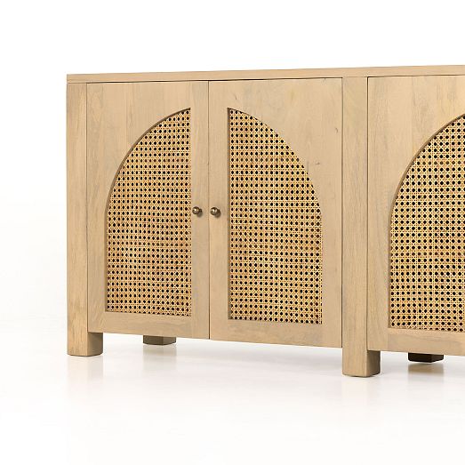 Cane Arches Buffet (78") | West Elm