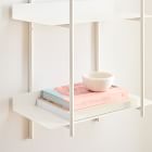 Floating Lines Metal Wall Shelf - 3-Tiered | West Elm