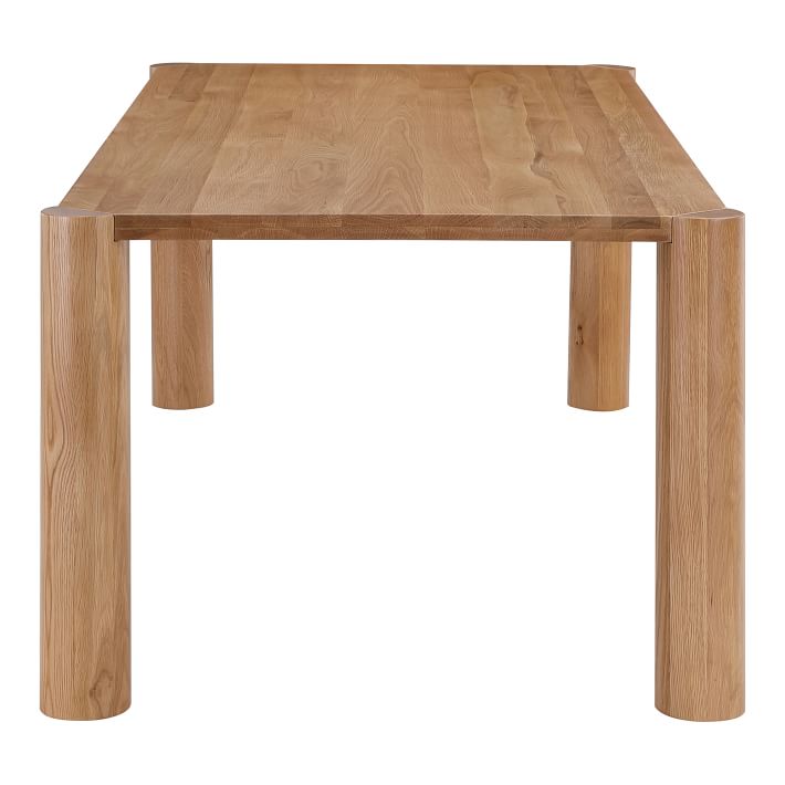Column Legs Dining Table (76"–96") | West Elm