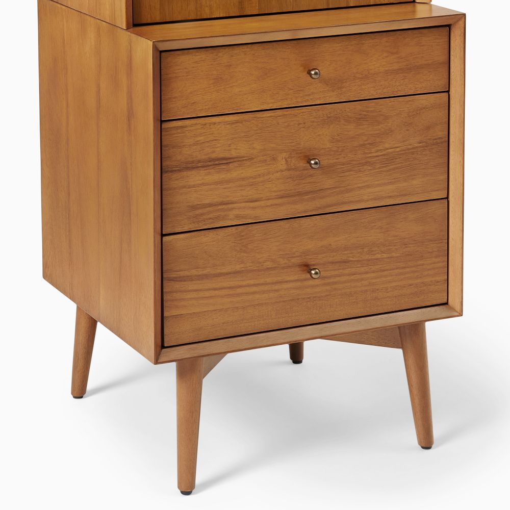 Mid-Century Narrow Hutch w/ Console (20.5") | West Elm