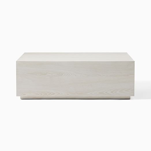 Volume Plinth Coffee Table - Wood | Media & Coffee Tables | West Elm
