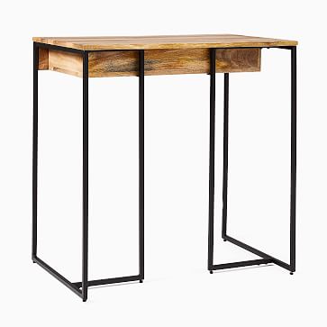 Industrial Storage Mini Desk (31") | West Elm