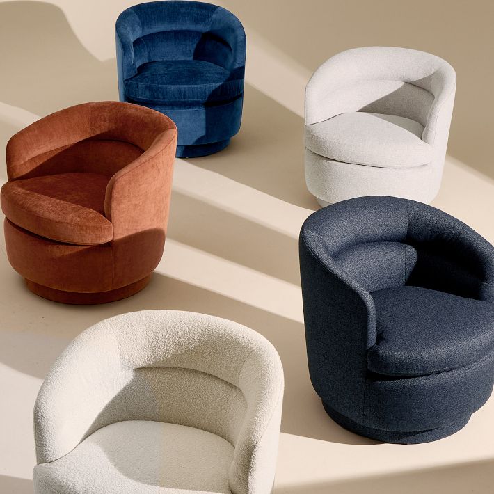 Viv Swivel Chair | West Elm