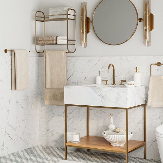 Streamline Marble Single Bathroom Vanity (31.5") | West Elm