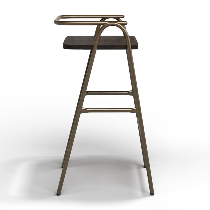 Grand Rapids Chair Co. Half Hurdle Bar Stool | West Elm