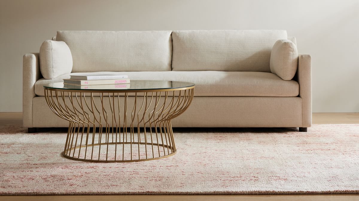 Distressed Foliage Rug | West Elm