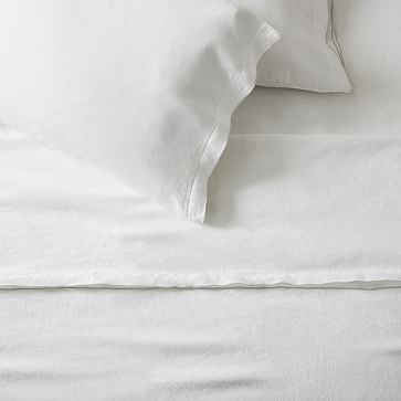 European Flax Linen Merrow Edge Sheet Set & Pillowcases | West Elm