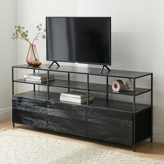 Industrial Modular Media Console (49"–67") | West Elm