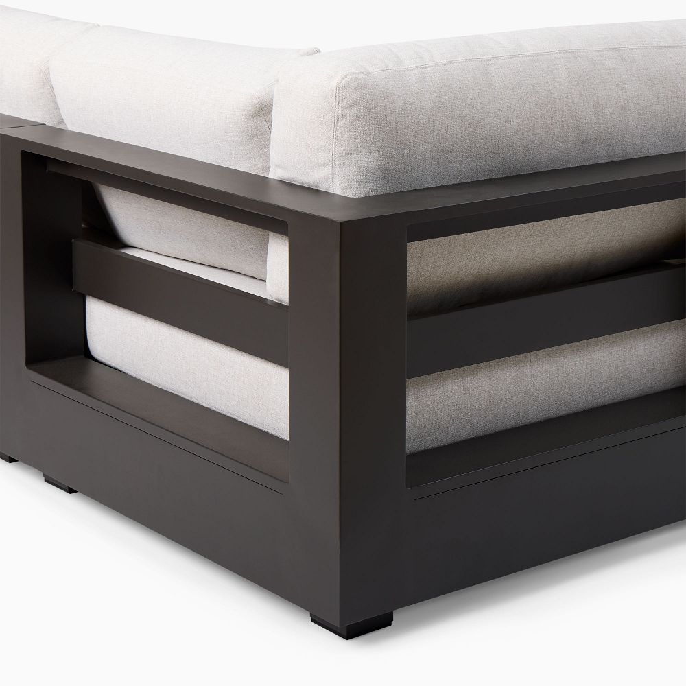 Telluride Aluminum Outdoor 3-Piece L-Shaped Sectional (113") | West Elm