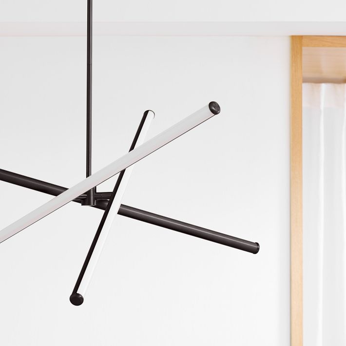 Light Rods LED Chandelier (38"–55") | West Elm