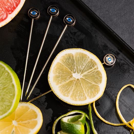 Love & Victory Cocktail Picks (Set of 4) | West Elm