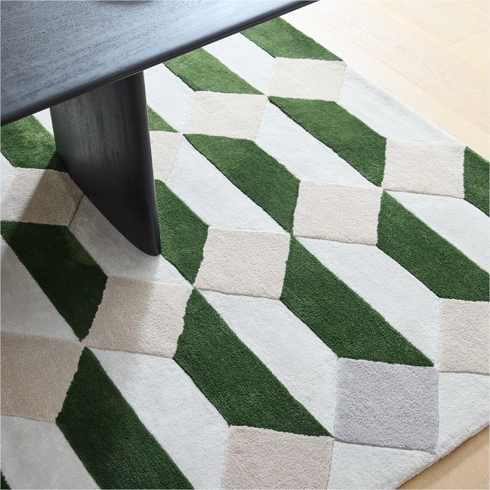 Faceted Tile Rug | West Elm