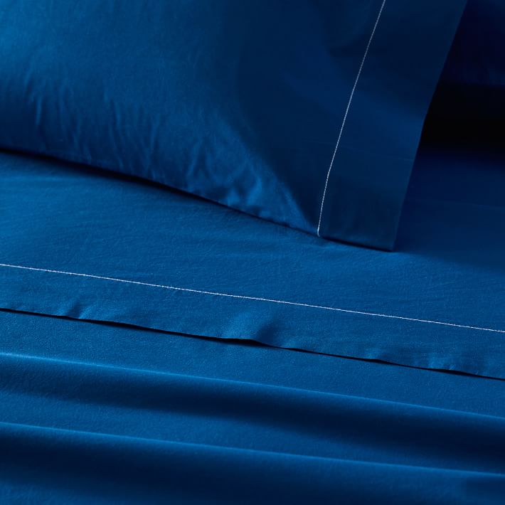 Organic Washed Cotton Sheet Set, Bed Sheets | West Elm