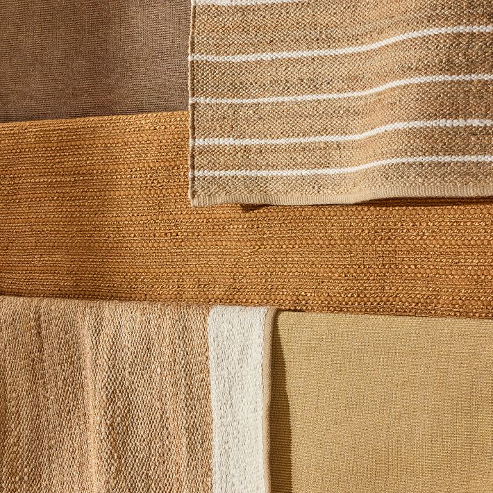 Graduated Stripe Jute Rug | West Elm