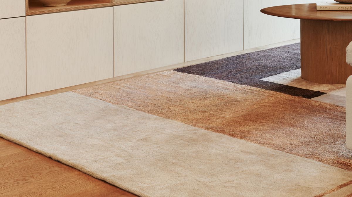 Colourblock Shine Rug | West Elm