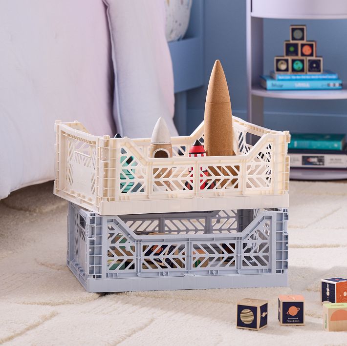 Folding Storage Crate | West Elm