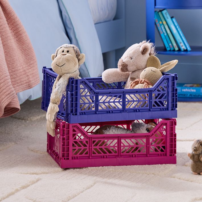 Folding Storage Crate | West Elm