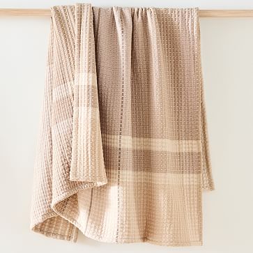 Double Cloth Plaid Throw | West Elm