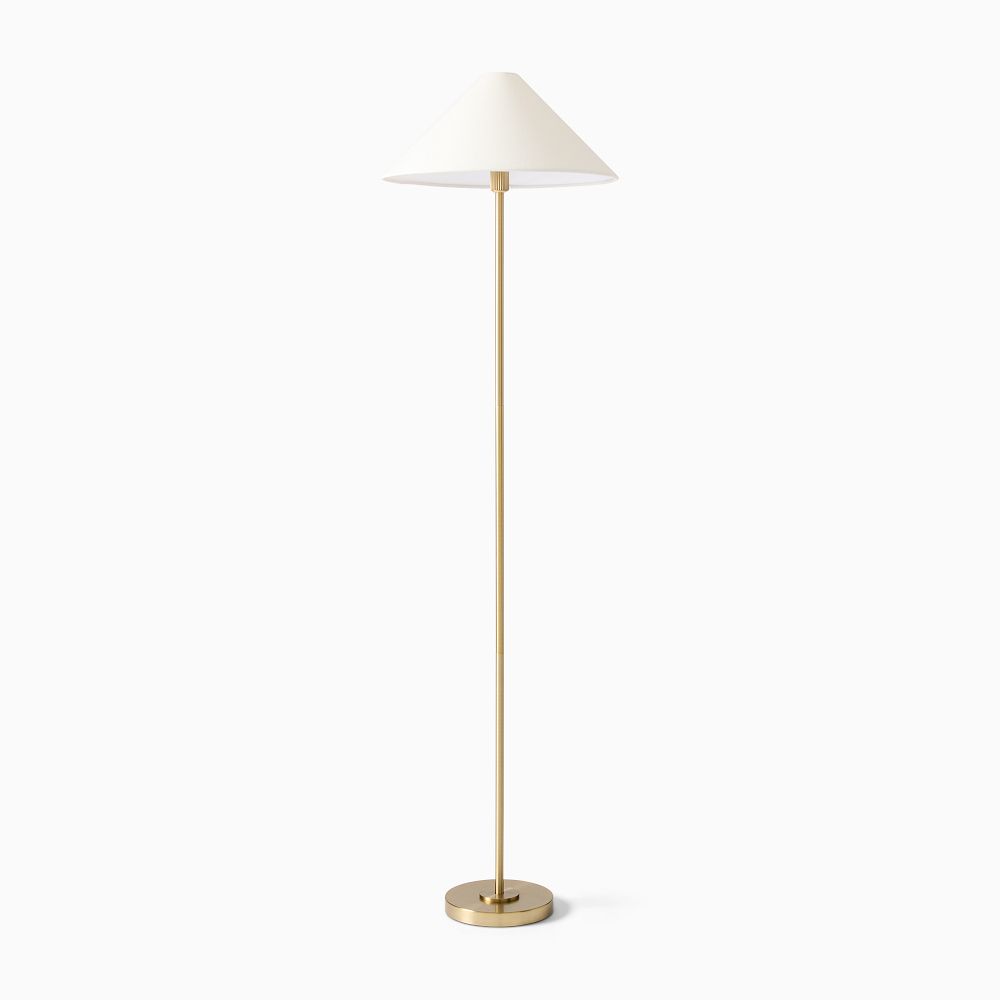 Beatrix Floor Lamp (61") - Linen Shade | West Elm