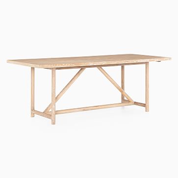 Modern Oak Rectangle Dining Table (84") | West Elm