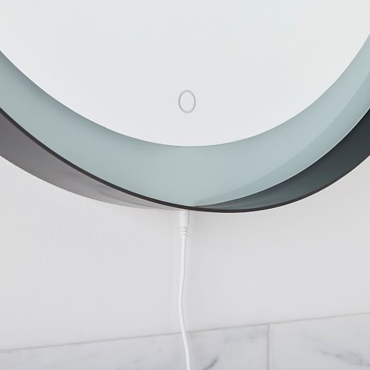 Curved Light Up Vanity Mirror - 28" | West Elm
