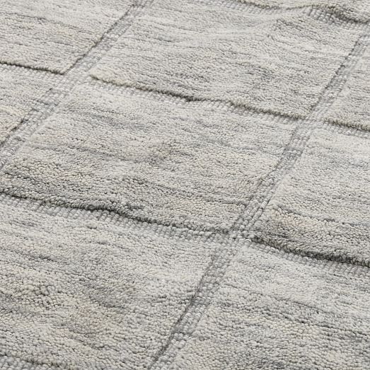 Lumini Grid Easy Care Rug | West Elm