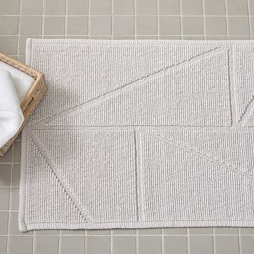 Triangle Sculpted Bath Mat | West Elm