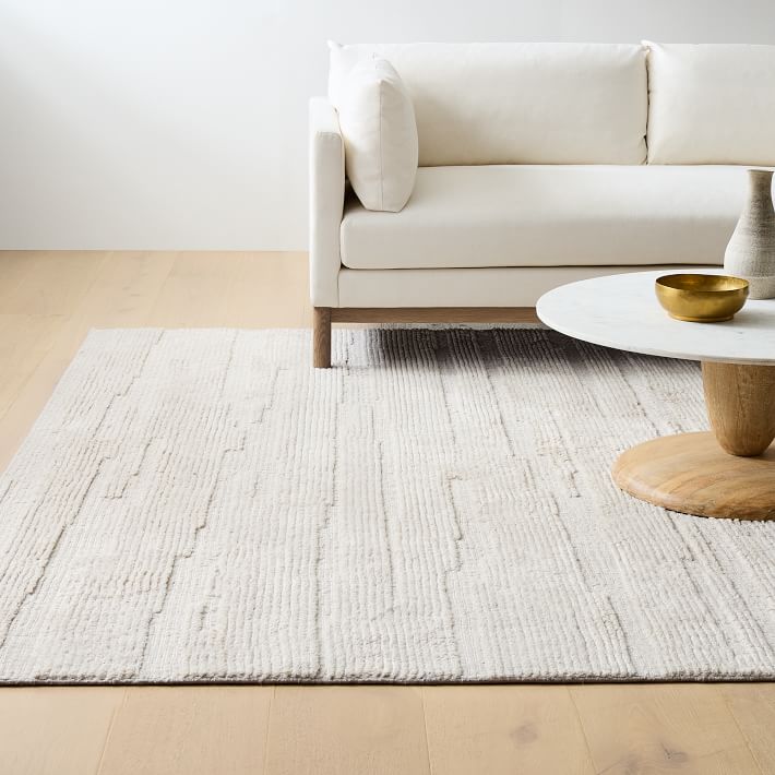 Staggered High-Low Easy Care Rug | West Elm