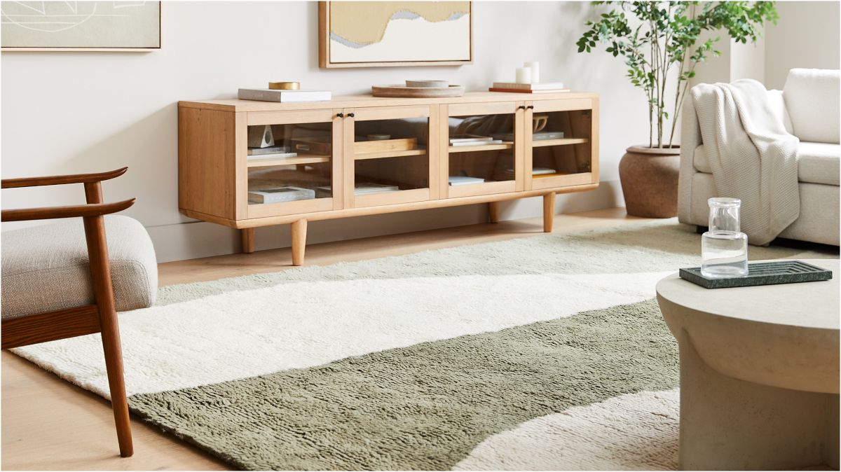 Modern Wave Shag Rug | West Elm