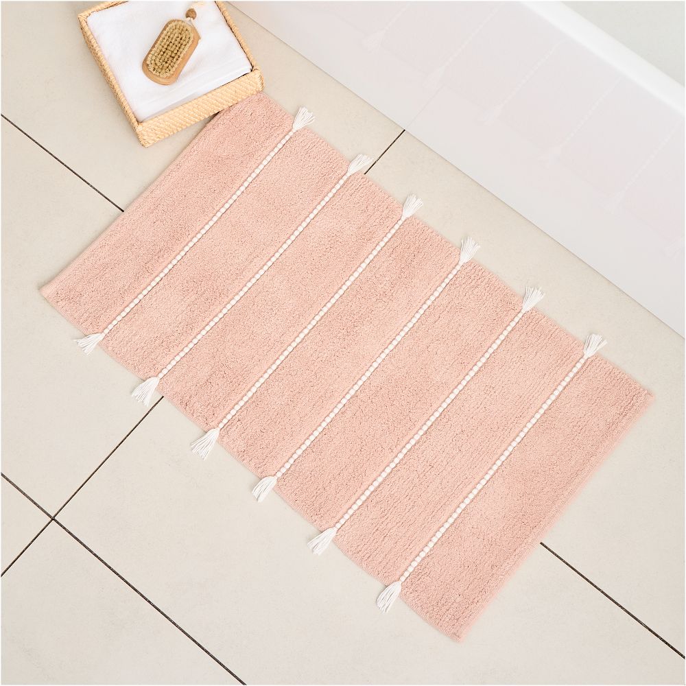 Tassel Stripe Bath Mat | West Elm