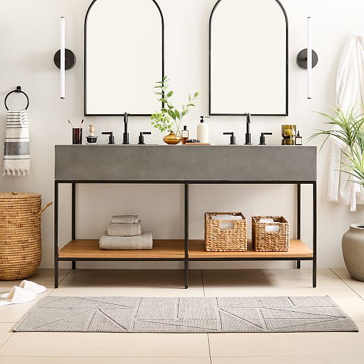 Triangle Sculpted Bath Mat | West Elm