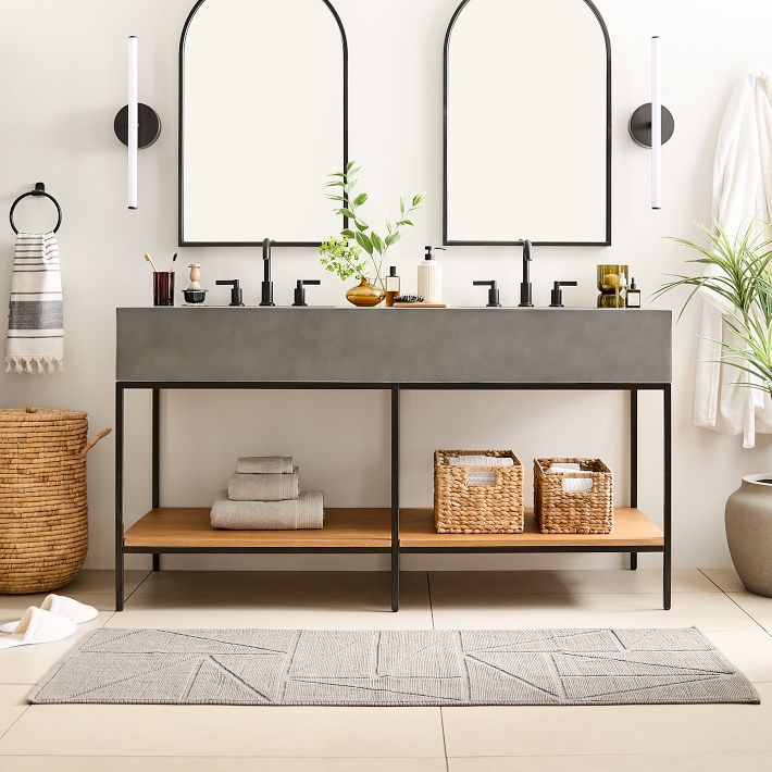 Triangle Sculpted Bath Mat | West Elm