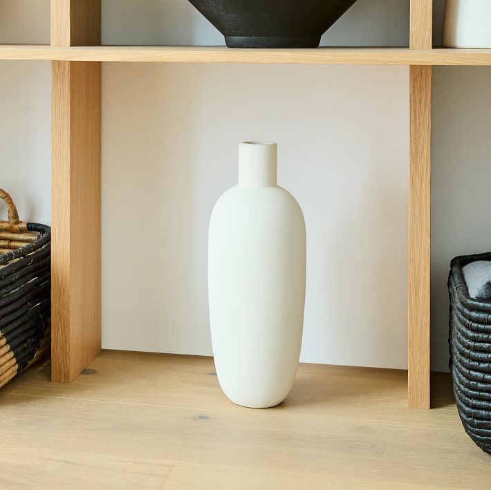 Foundations Whitewash Vases | West Elm