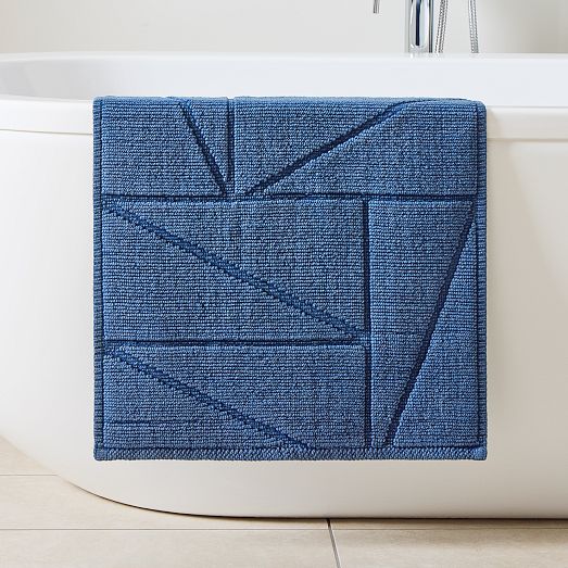 Triangle Sculpted Bath Mat | West Elm