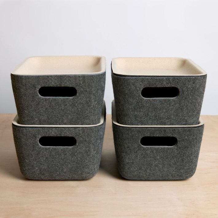 Folden Lane Felt Baskets | West Elm