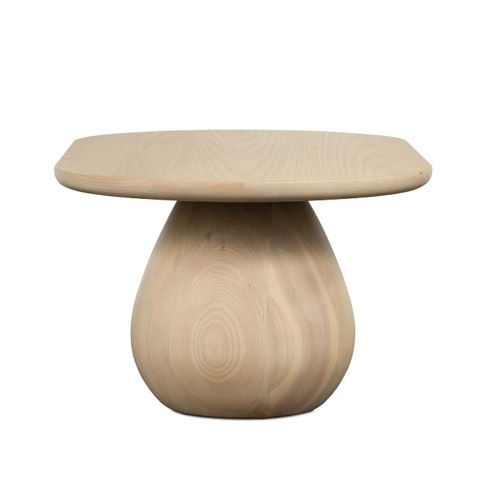 Orb Base Oval Coffee Table | Console & Media Tables | West Elm
