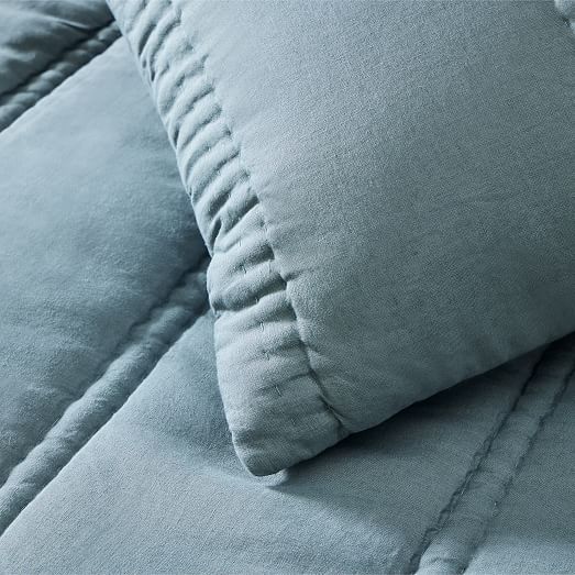 European Flax Linen Comforter & Shams | West Elm