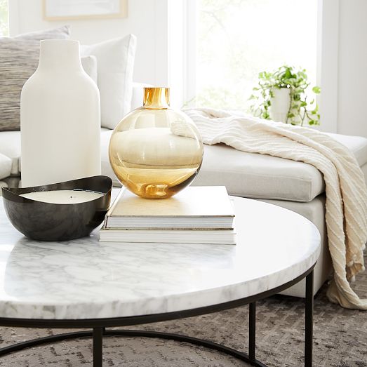 Streamline Round Coffee Table | Modern Living Room Furniture | West Elm
