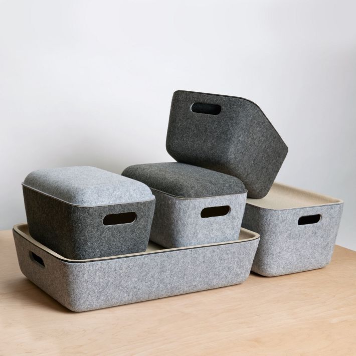 Folden Lane Felt Baskets | West Elm
