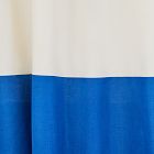 Colorblock Canvas Shower Curtain | West Elm
