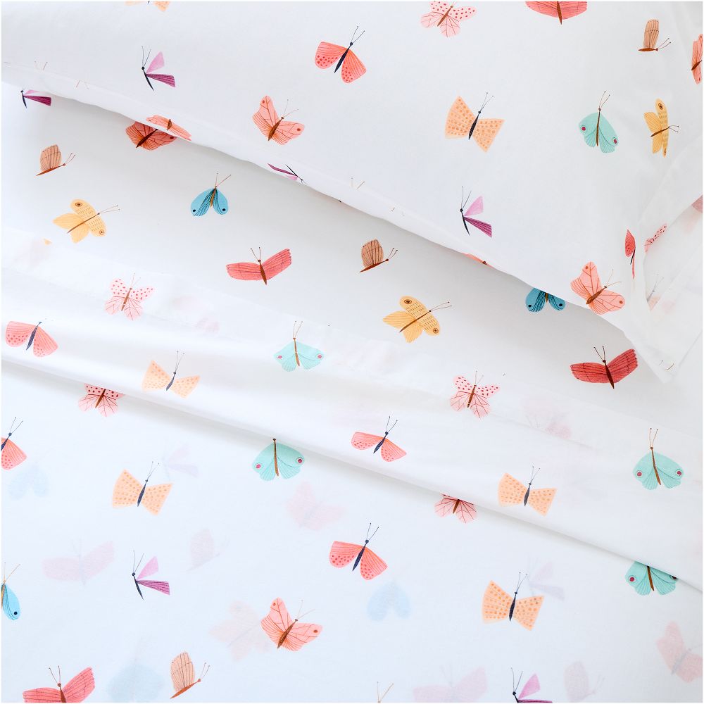 Spring Butterfly Sheet Set | West Elm