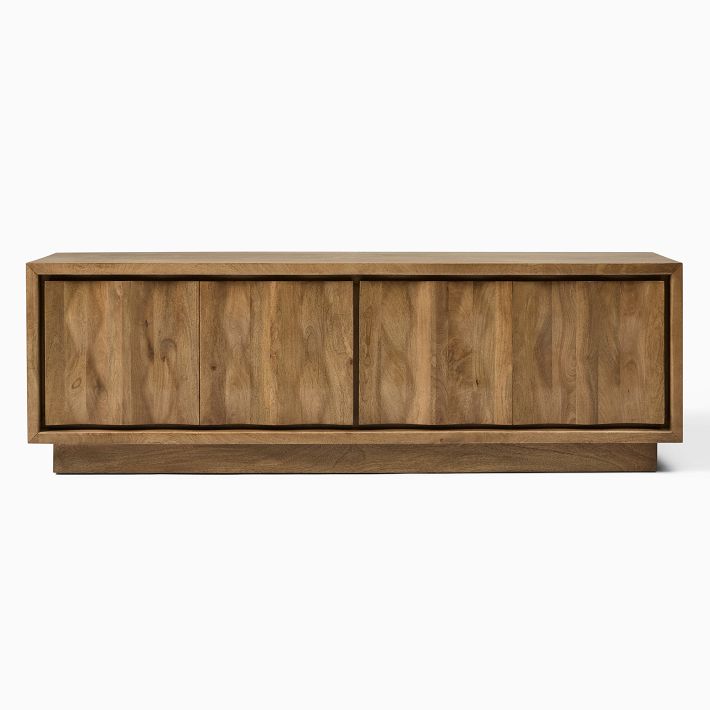 Carved Pattern Media Console (60"–80") | West Elm
