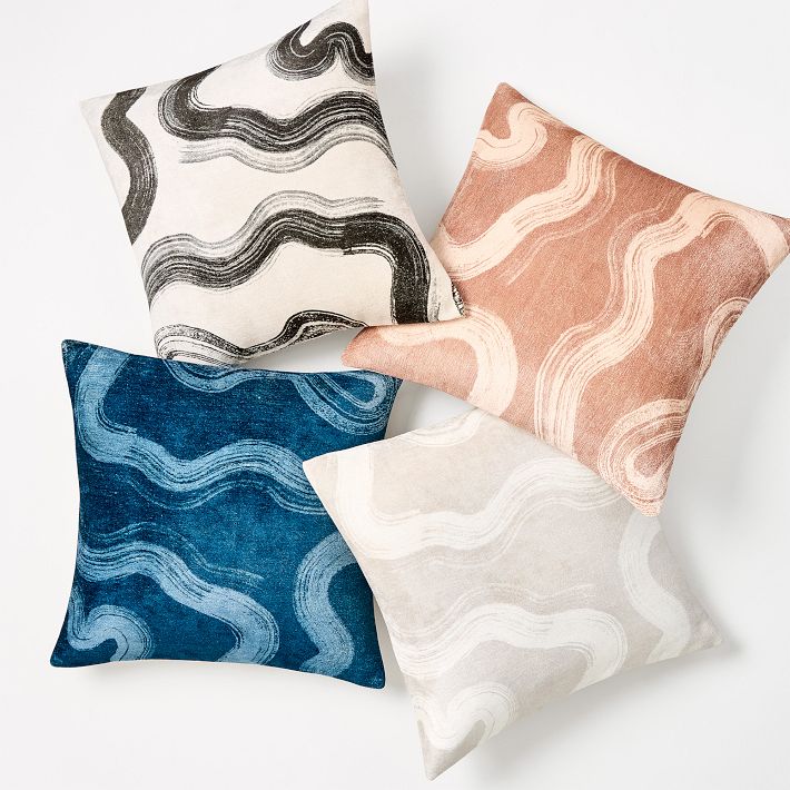 West Elm Velvet Pillow